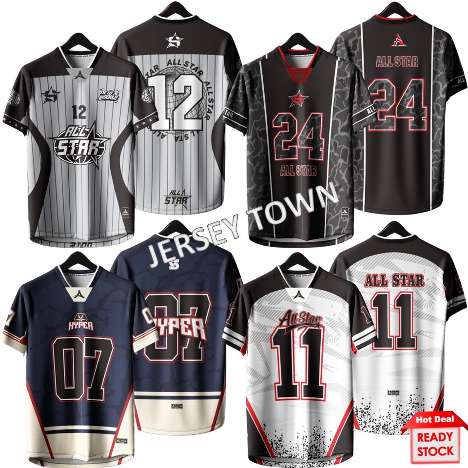 (JERSEY TOWN) NFL SUBLIMATION JERSEY UNISEX T-SHIRT DESIGN LAKER (BAJU ...