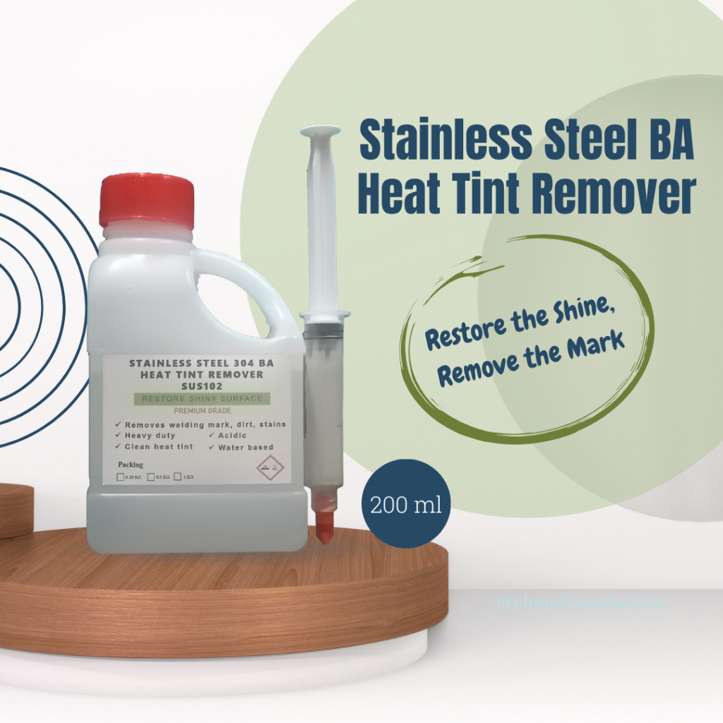 STAINLESS STEEL BA HEAT TINT (WELDING MARK) CLEANER 200ml | CHEMICAL ...