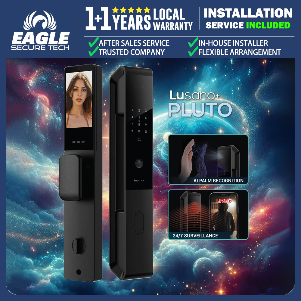 LUSANO Pluto Smart Door Lock Digital Smart Lock For Wooden & Security ...