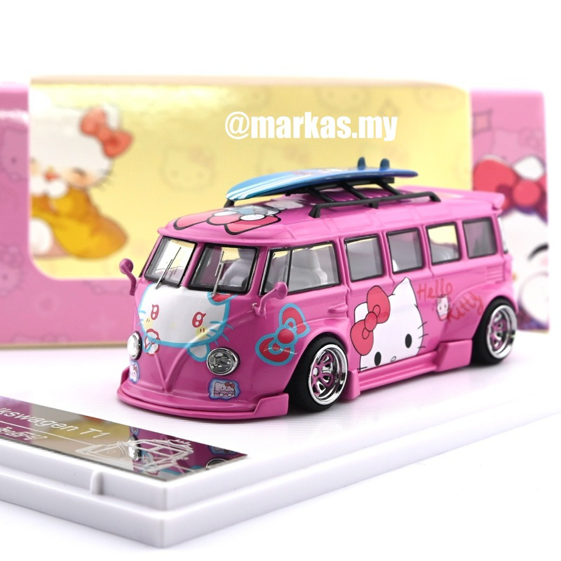 LIBERTY64 1/64 VOLKSWAGEN T1 BUS KOMBI HELLO KITTY LIVERY | Shopee Malaysia