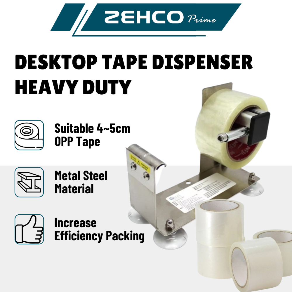 Desktop Tape Dispenser for Big Tape Table Tape Dispenser with Sucker ...