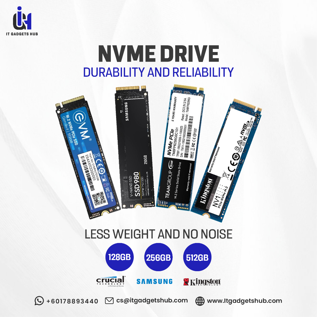 INTERNAL SATA SSD SOLID STATE DRIVE 2.5" M2 NVME M2SSD - 128GB / 256GB ...