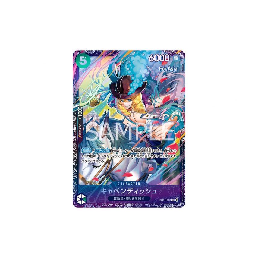 One Piece Card Game FLAGSHIP PROMO EB01-012 Cavendish AA (For Asia ...