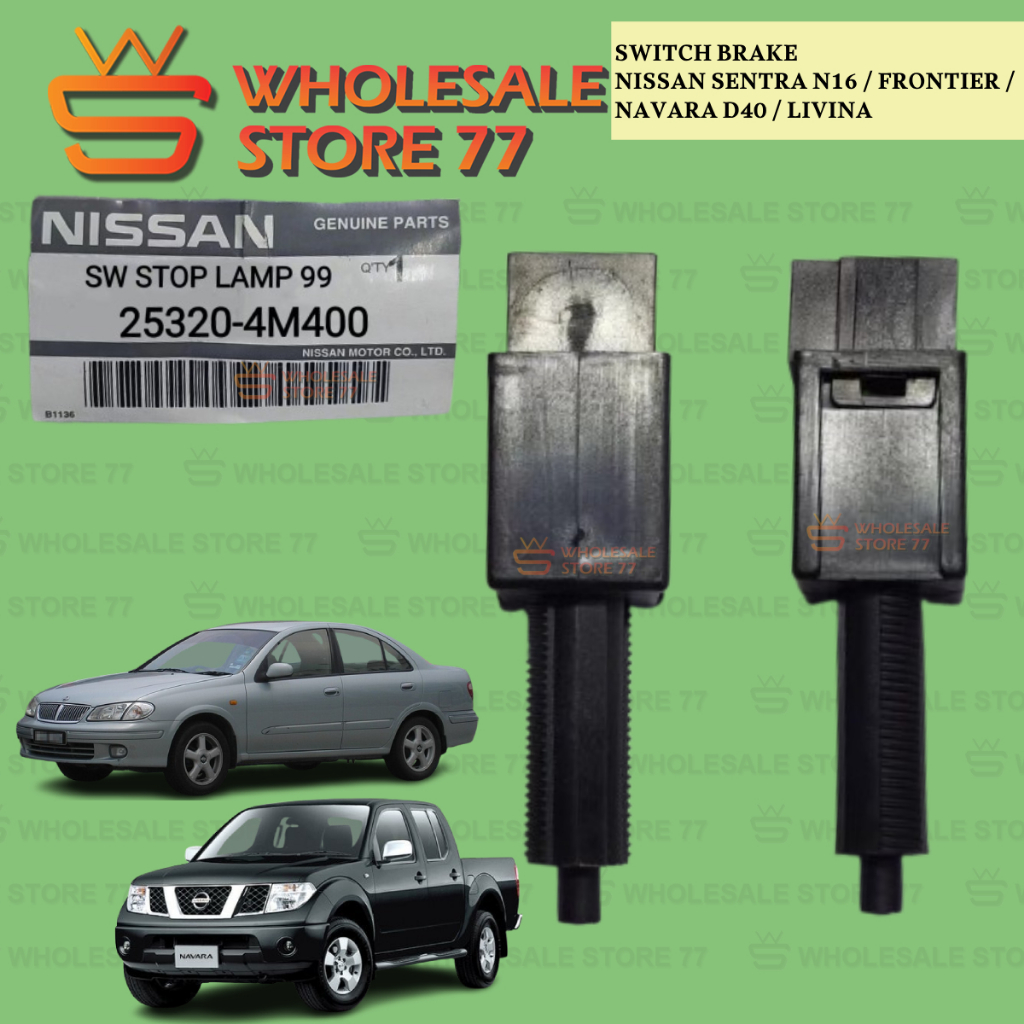 ORIGINAL | NISSAN SENTRA N16/FRONTIER/NAVARA D40/LIVINA BRAKE SWITCH ...