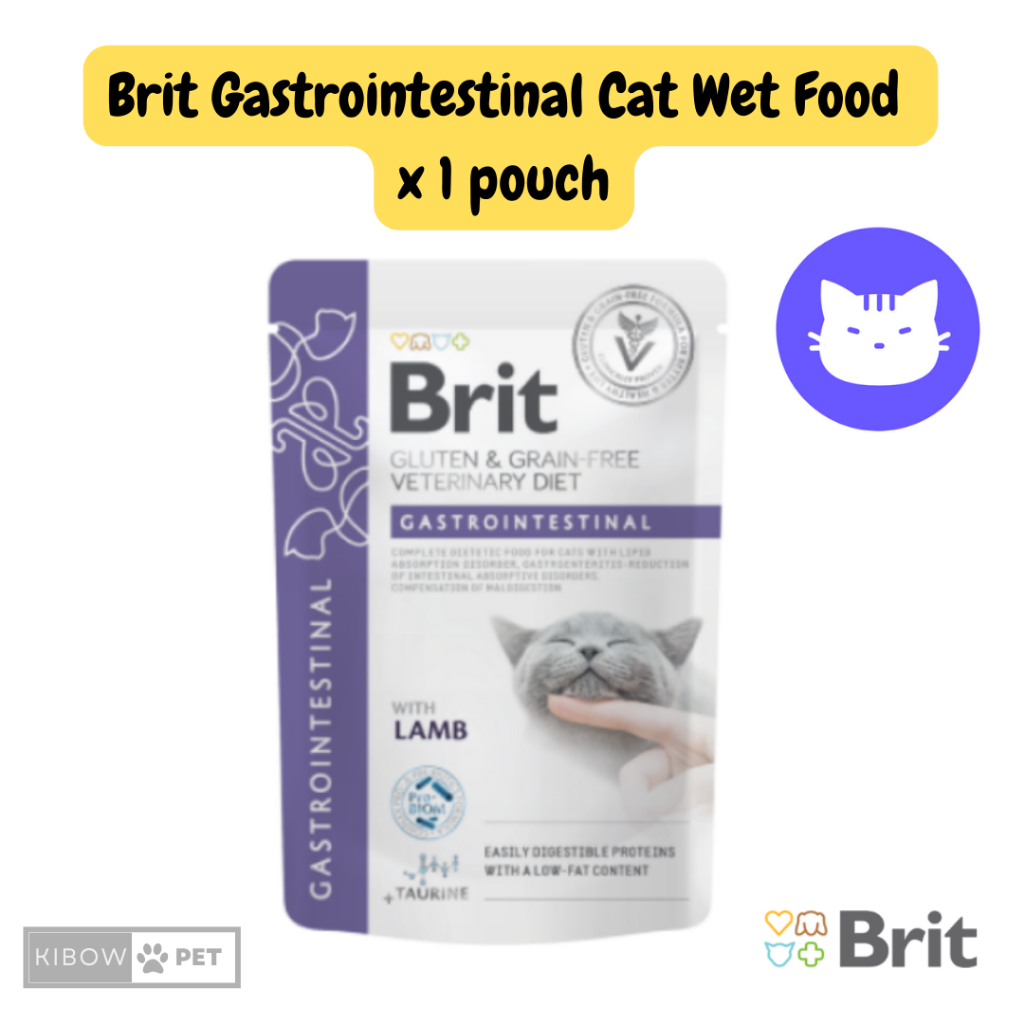Brit Gastrointestinal Cat Pouch with Lamb (1 pouch) | Shopee Malaysia