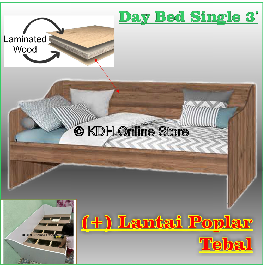 🔥Day Bed 🔥 Katil Sofa Single Bed Frame/ Katil Single/ Single Bed/ Katil ...