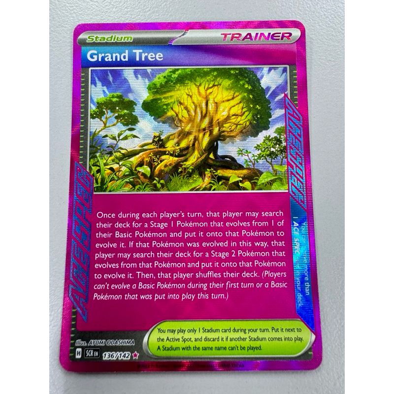Trainer type - Pokemon Card - Grand tree 136/142 | Shopee Malaysia