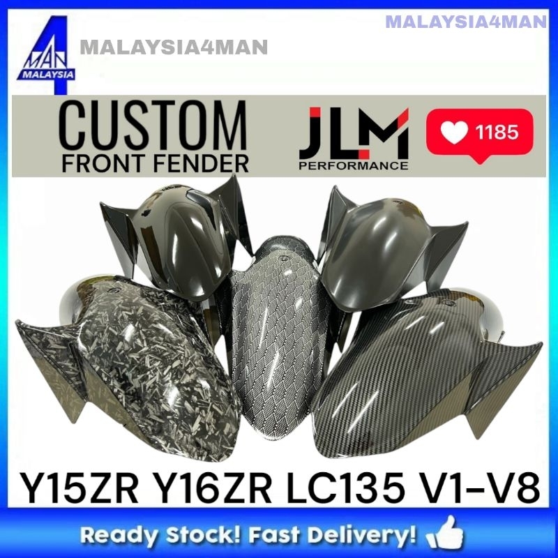 CUSTOM MAKE Y15 Y16 LC135 LCV8 Y15ZR FRONT FENDER MARGAT MUDGUARD DEPAN ...