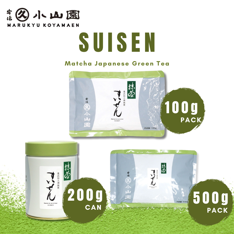 Matcha Marukyu Koyamaen SUISEN 100g 500g Pack 200g Can Suisen | Shopee Malaysia