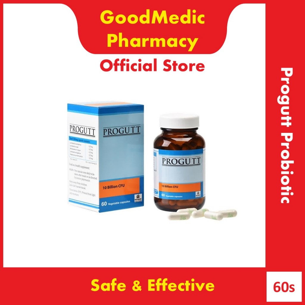Protherapix Progutt 10 Billion CFU Probiotic Capsule (60s) | Shopee ...