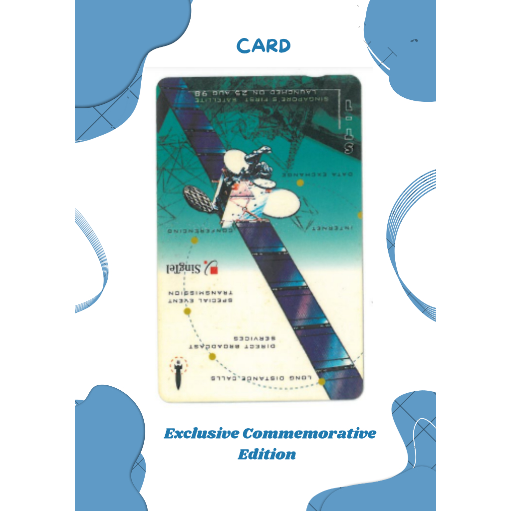 Singapore First Satellite Card - Exclusive Commemorative Edition ...