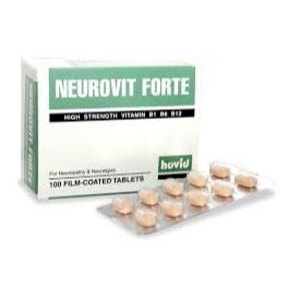 Neurovit Forte Vitamin B1 B6 B12 tablets 10s/stp | Shopee Malaysia