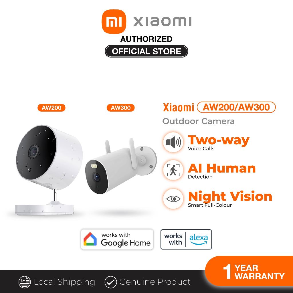 Xiaomi Smart Outdoor CCTV Camera AW200/AW300 1080P/2K Full HD | Shopee ...
