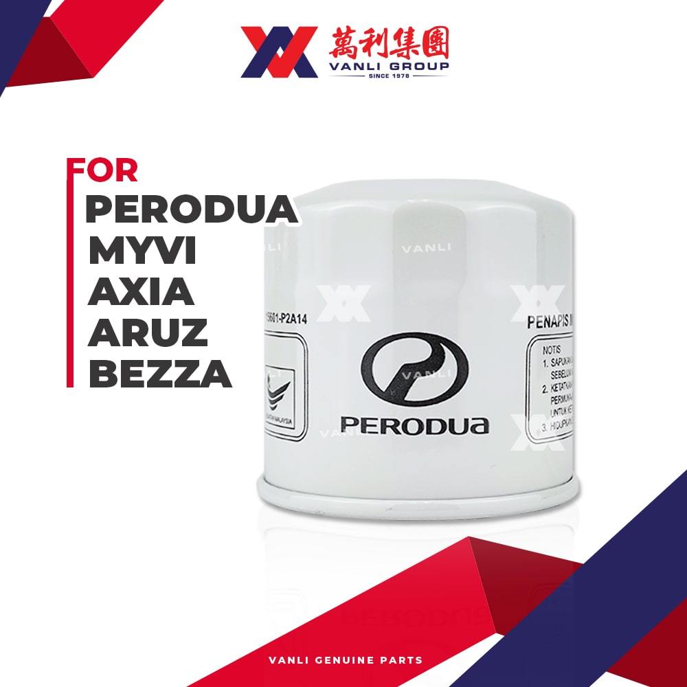 Perodua Oil Filter for NEW Myvi / Aruz / Axia / Bezza - 15601 00R02 ...