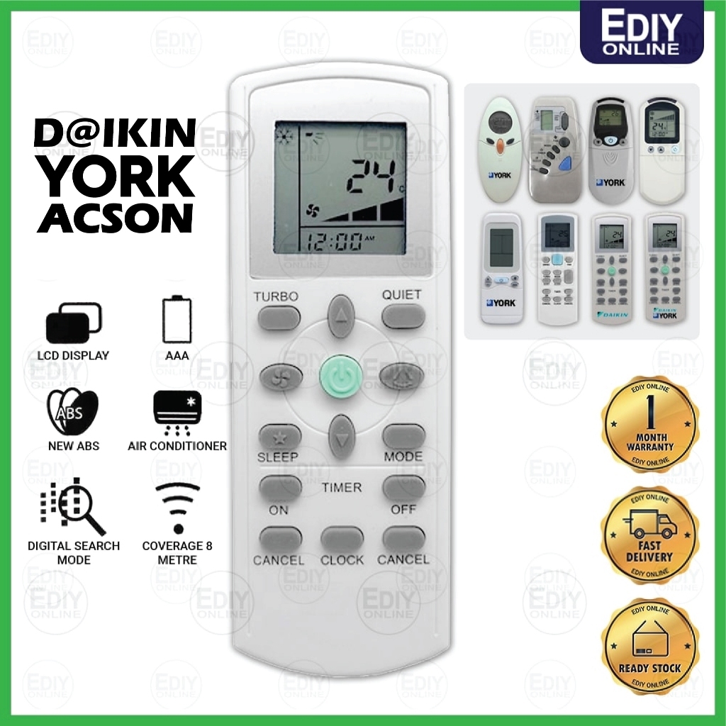 [𝐅𝐑𝐄𝐄 𝟐𝐱 𝐁𝐀𝐓𝐓𝐄𝐑𝐘] Aircond Remote Control Air Cond Conditioner DGS01 ...