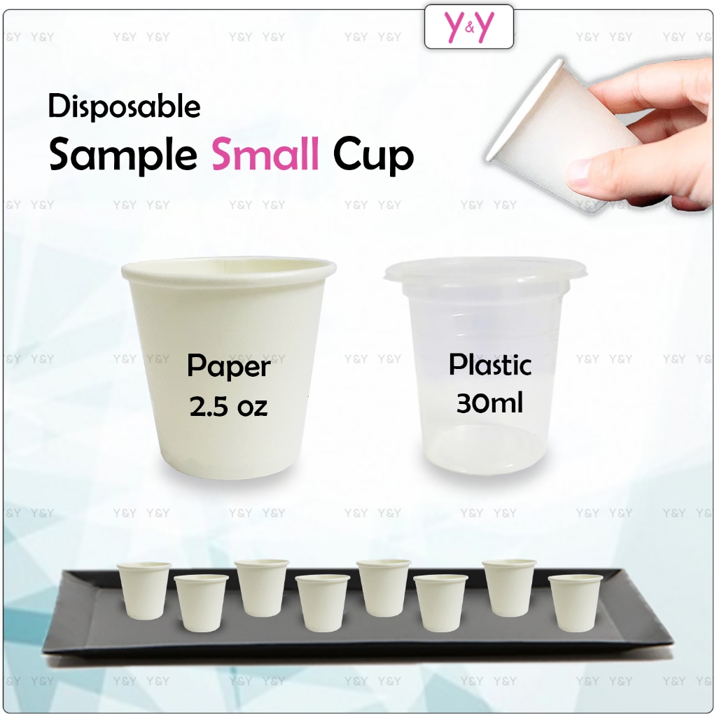 Paper Plastic Sampling Drinking Cup / Small Sample Cup / Test Cup ...