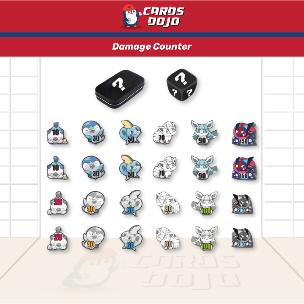 [READY STOCK] Acrylic Damage Counter Water Series for Pokemon TCG ...