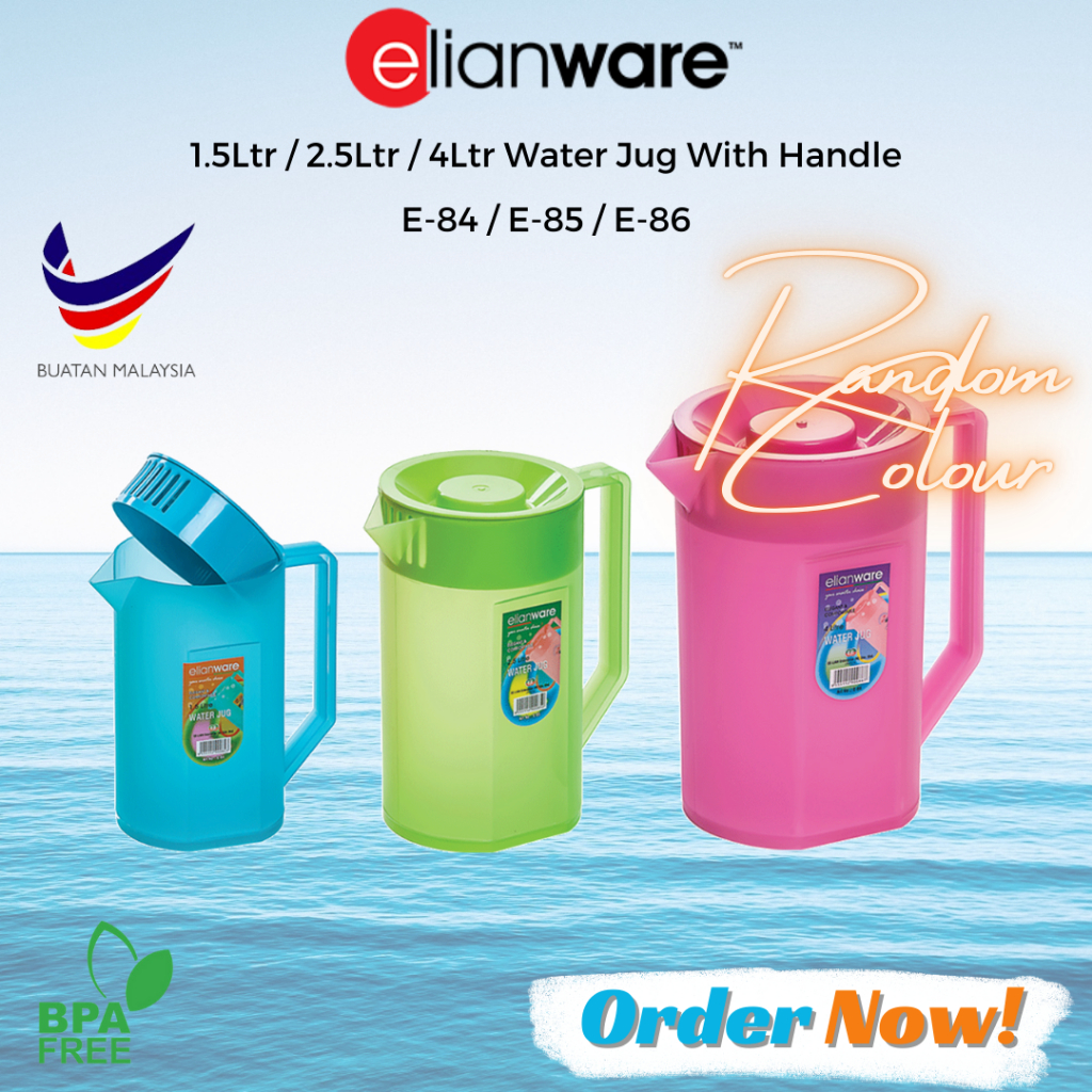 E-84 / E-85 / E-86 1.5Ltr / 2.5Ltr / 4Ltr Big Water Jug - Elianware ...