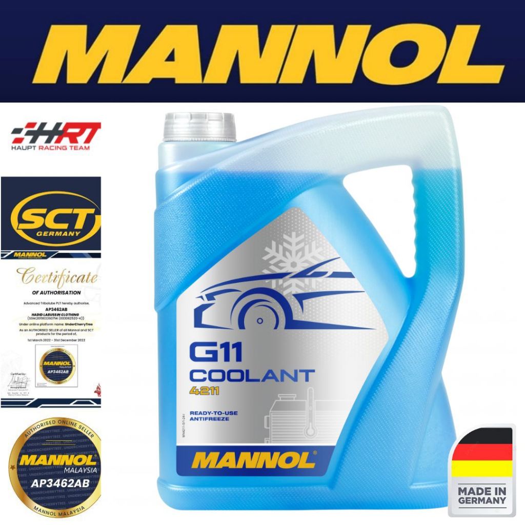 MANNOL Coolant G11 Blue (5L) | Shopee Malaysia