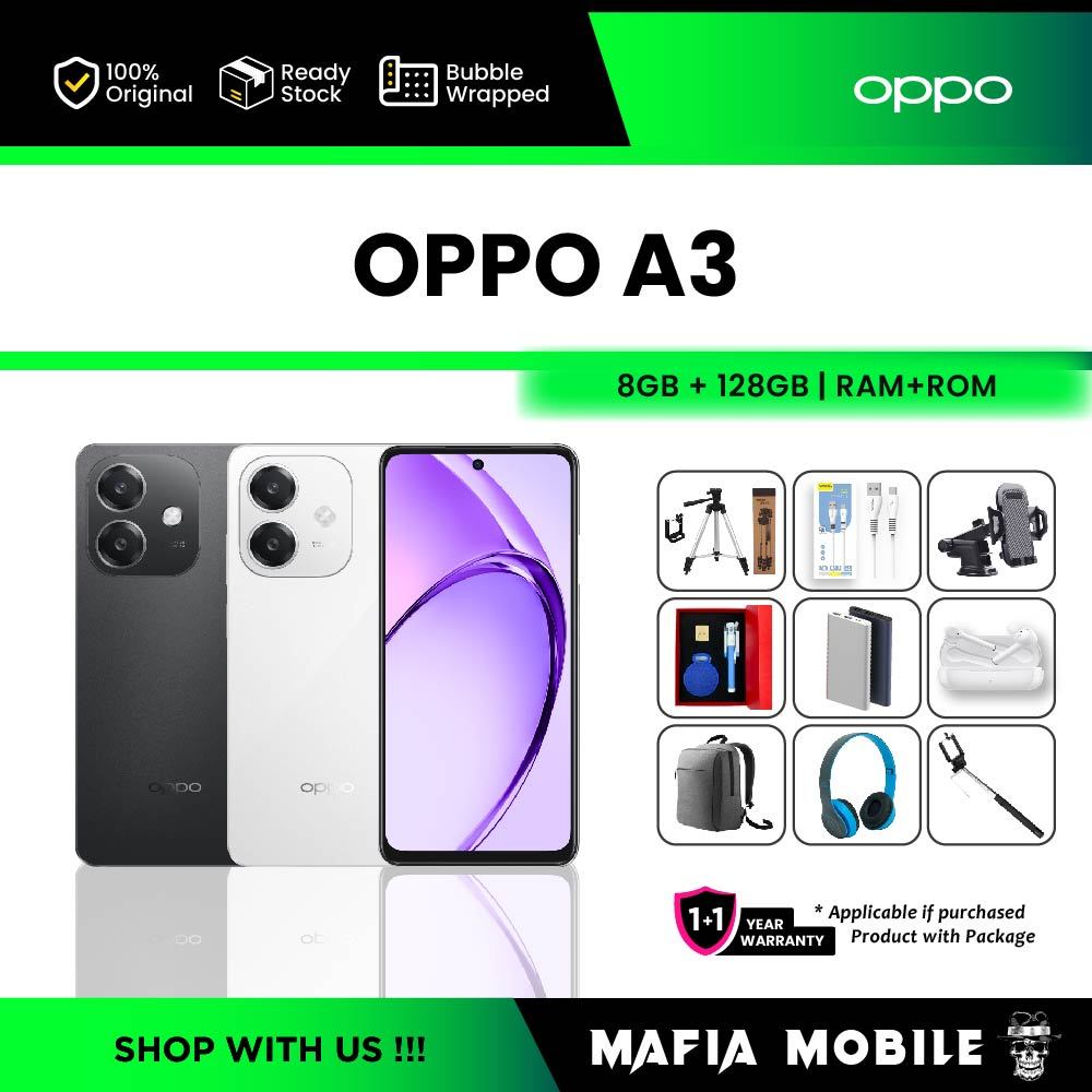 OPPO A3 [8GB RAM 128GB ROM] - Original OPPO Malaysia | Shopee Malaysia