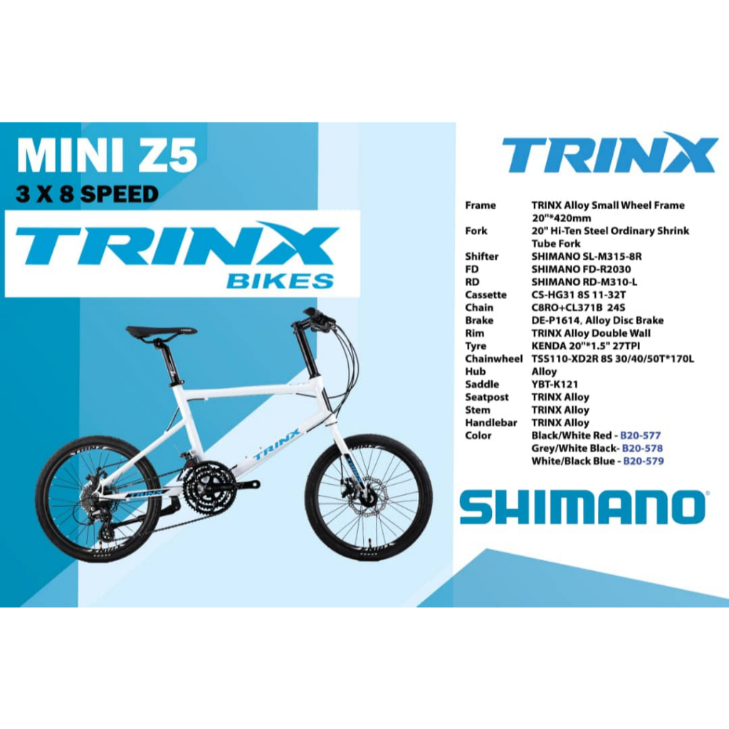 TRINX MINIVELO BICYCLE ITALY | Shopee Malaysia
