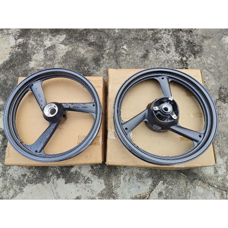 Sport Rim SET (DEPAN & BELAKANG)(GREY)(TANPA BUSH)(MADE IN THAILAND ...
