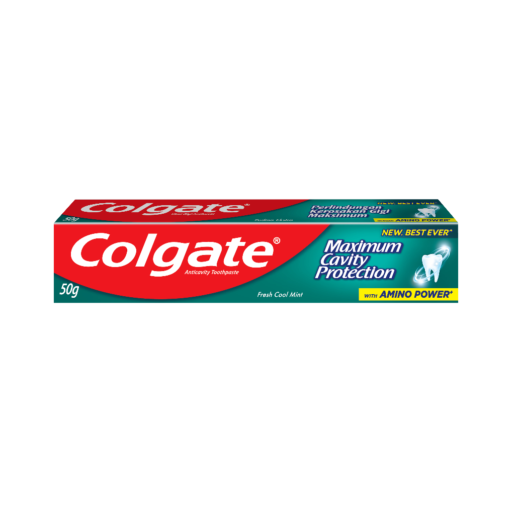 Colgate Maximum Cavity Protection Toothpaste 50g (Fresh Cool Mint ...