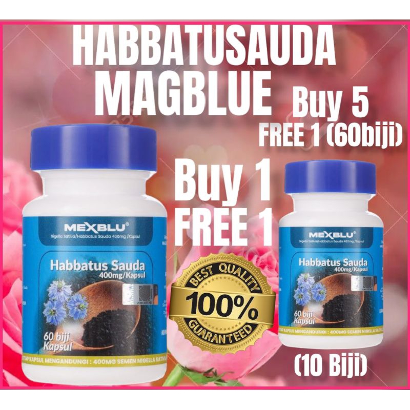 HABBATUS SAUDA MAGBLUE/ ORIGINAL HQ/ 60 BIJI KAPSUL | Shopee Malaysia
