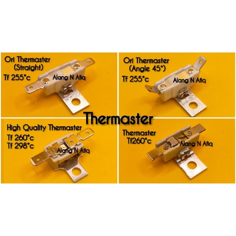 Thermal Cut Off (TCO) Thermaster TF 255, TF 260. Soleplate Steam Iron ...