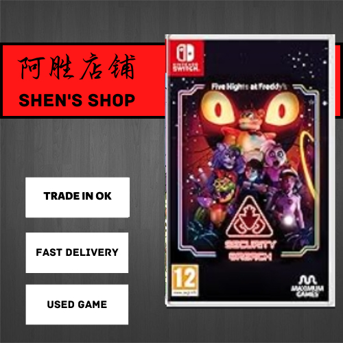 【Used】Five Night‘s at Freddy’s Security Breach（EU）（Chi/Eng） | Shopee ...