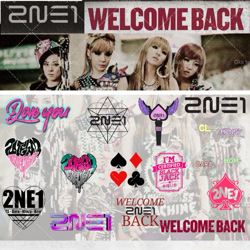 2NE1 Welcome Back Asia Tour Singapore Concert tattoo sticker/ BUY 3 ...