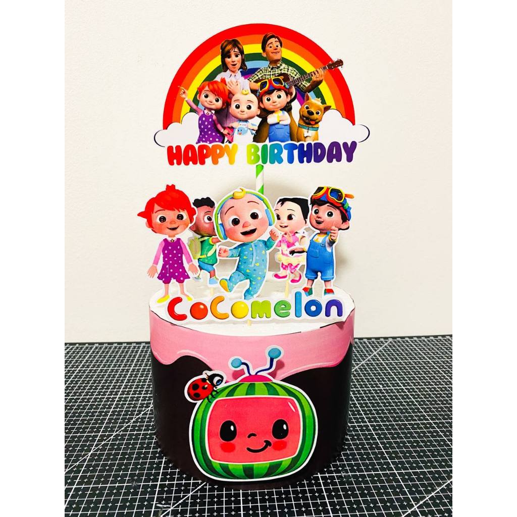 Cocomelon Cake Topper (4 Designs to Choose!) | Shopee Malaysia