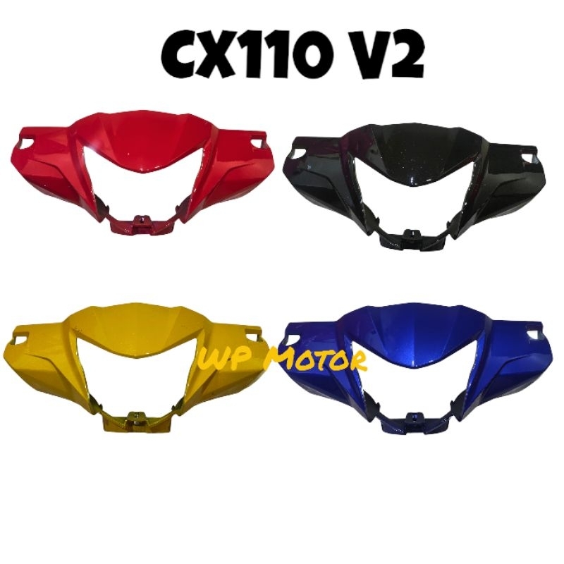 CX110 V2/CX Alpha110 New Head Lamp Cover/Handle Cover/Cover Lampu Depan ...