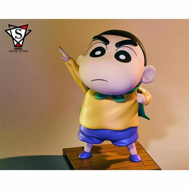 Super Studio - Shin Chan Action Kamen Crayon Shin Chan Resin Statue GK ...