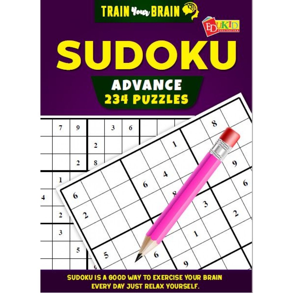 Train Your Brain Sudoku Advance 234 Puzzles (word search/ puzzle ...