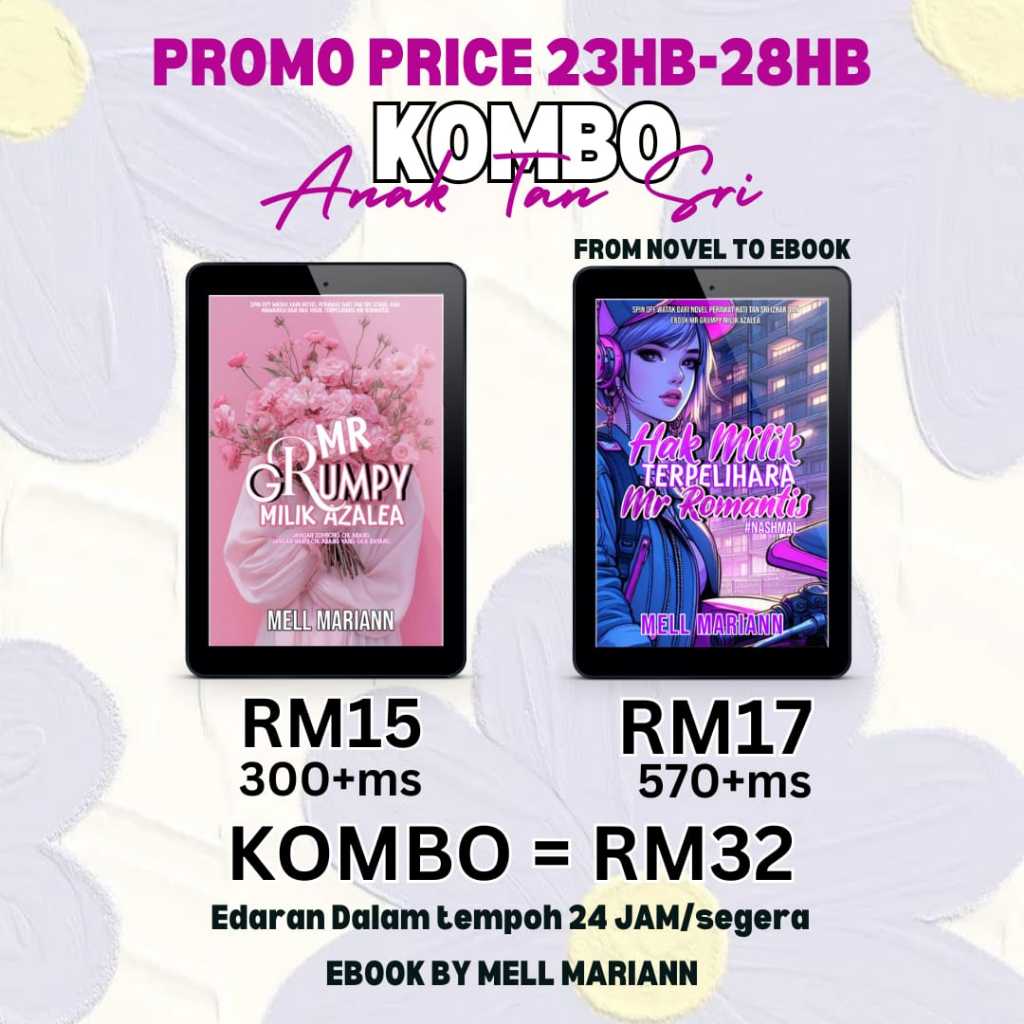 KOMBO ANAK TAN SRI (MR GRUMPY MILIK AZALEA,HAK MILIK TERPELIHARA MR ROMANTIS) MELL MARIAN READY ...