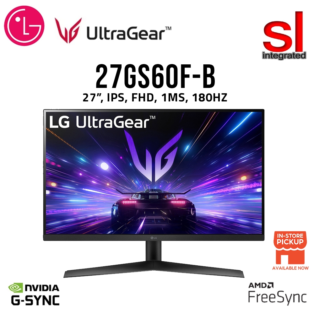 LG UltraGear 27GS60F 27'' FHD IPS 180HZ 1MS HDR10 IPS Gaming Monitor ...
