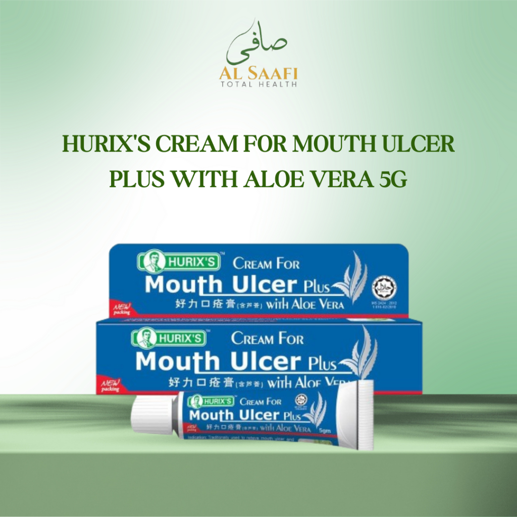 HURIX'S Cream For Mouth Ulcer Plus with Aloe Vera 5g | Shopee Malaysia