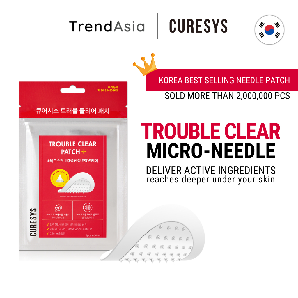 Curesys Trouble Clear Needle Patch Acne Pimple Microneedle Soothing ...