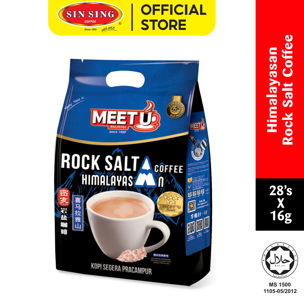 MEET U Rock Salt Himalayasan Coffee | Kopi Segera Pracampur Garam Batu ...