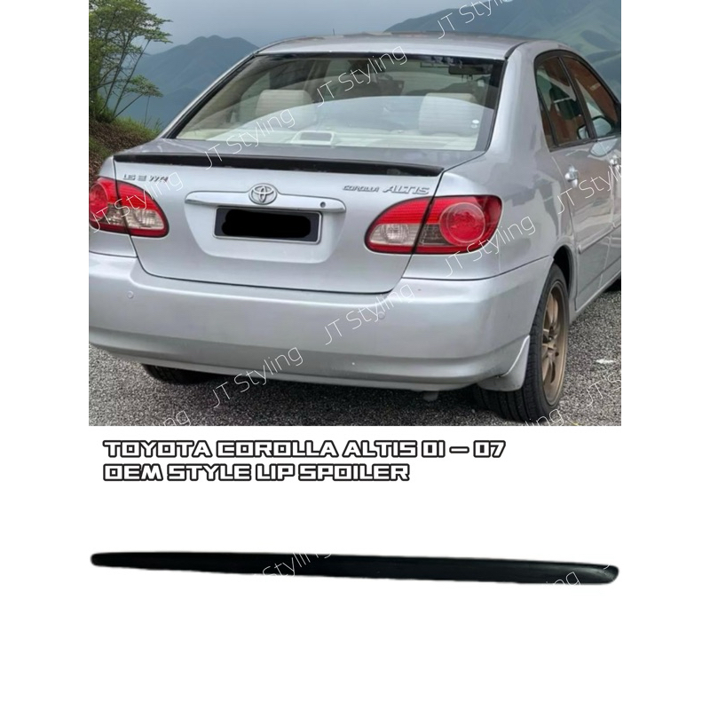 TOYOTA COROLLA ALTIS 2001-2007 OEM STYLE LIP SPOILER | Shopee Malaysia