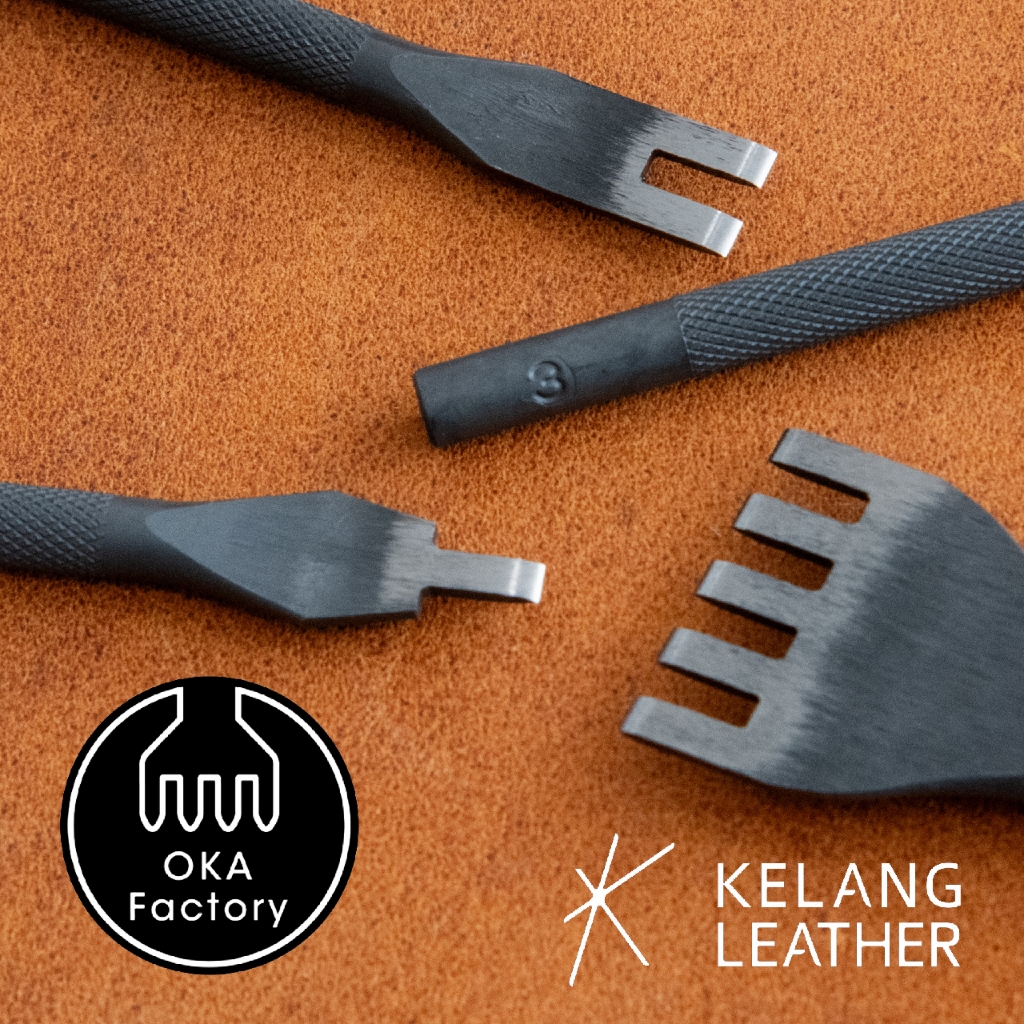 OKA 3mm Thonging Chisels for Leather Lacing and Stitching. Made in ...