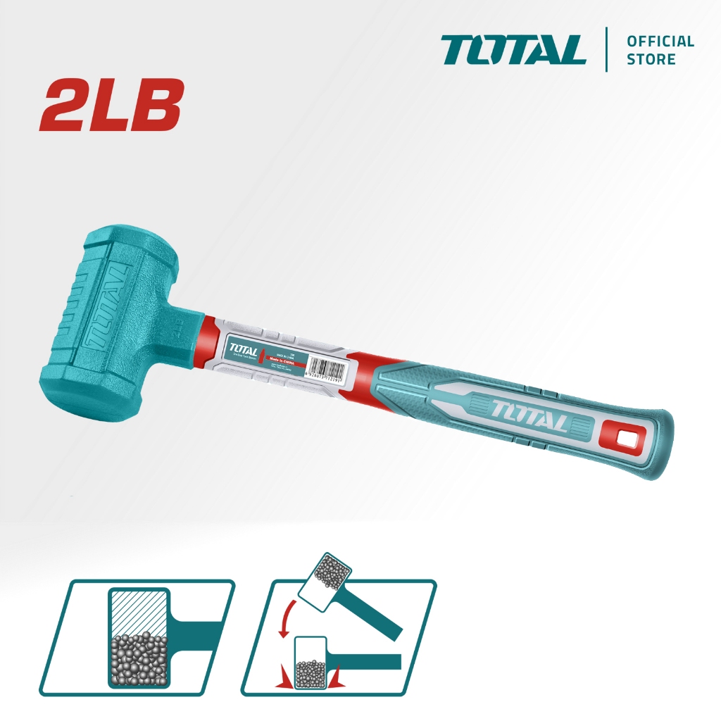 Total Dead blow mallet / hammer with non-marring plastic faces + Non ...