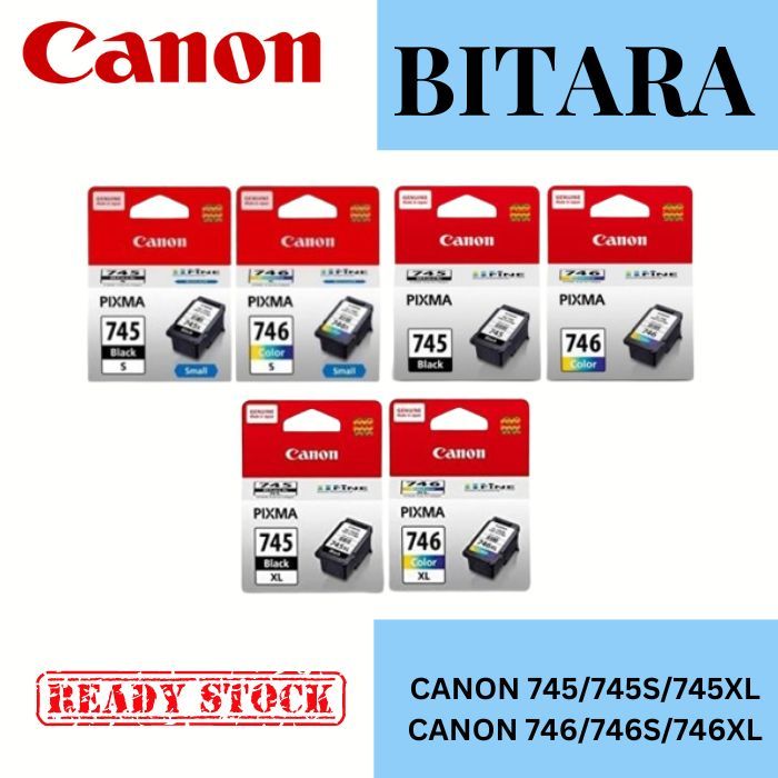 CANON BLACK PG 745 745S 745XL 745 / CANON COLOR CL 746 746S 746XL 746 ...