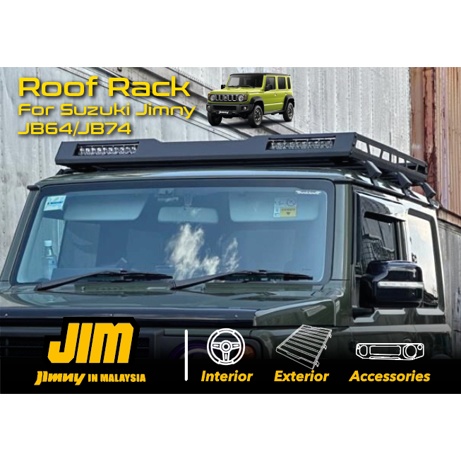 Jimny Roof Rack JB64 JB74w Aluminum Jimny Sierra Roof Rack Roof Carrier ...