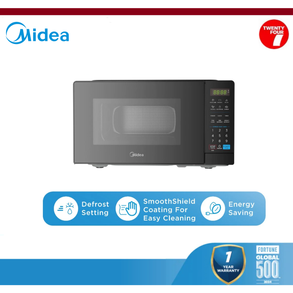 MIDEA 20L Inverter Digital Microwave Oven with Membrane Touch Panel ...