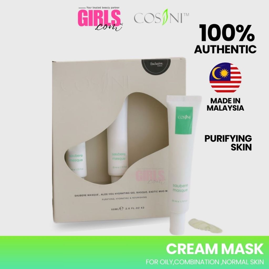 Girls.com COSINI Saubere Masque 150ml or 120ml [For Oily, Combination ...