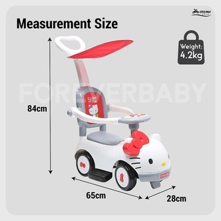 Minor Defect Clearance Brand New Foldable Hello Kitty Ride On Push Car ...