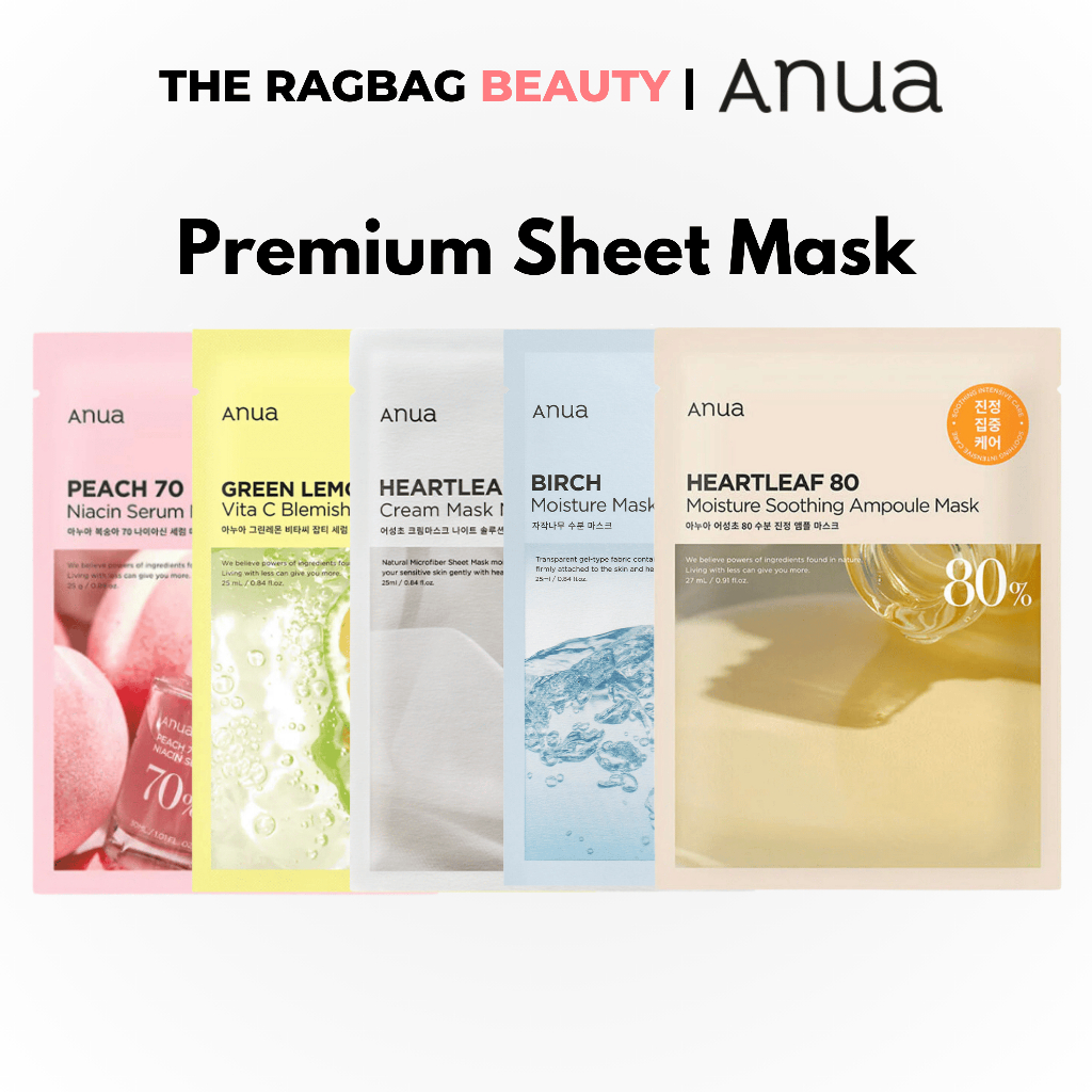 ANUA Facial Sheet Mask Beauty Face Mask Skincare Hydrating Mask Sheet ...