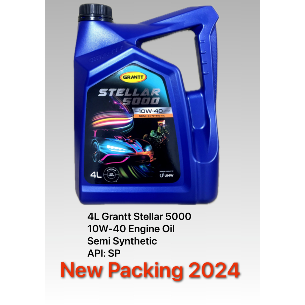 4L GRANTT 10W40 SEMI SYNTHETIC STELLAR 5000 ENGINE OIL. API: SP ...